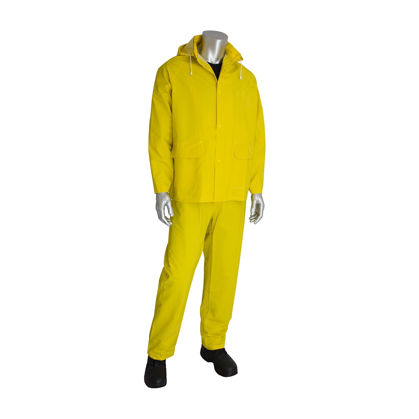 3 Pc. Heavy Duty Yellow Rain suit 2XL - Walmart.com