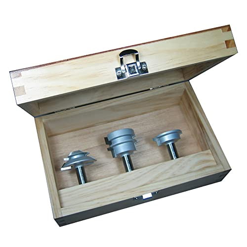 3-Pc. Joinery Router Bit Set| Carbide Tip | Heavy-Duty | for Handheld ...