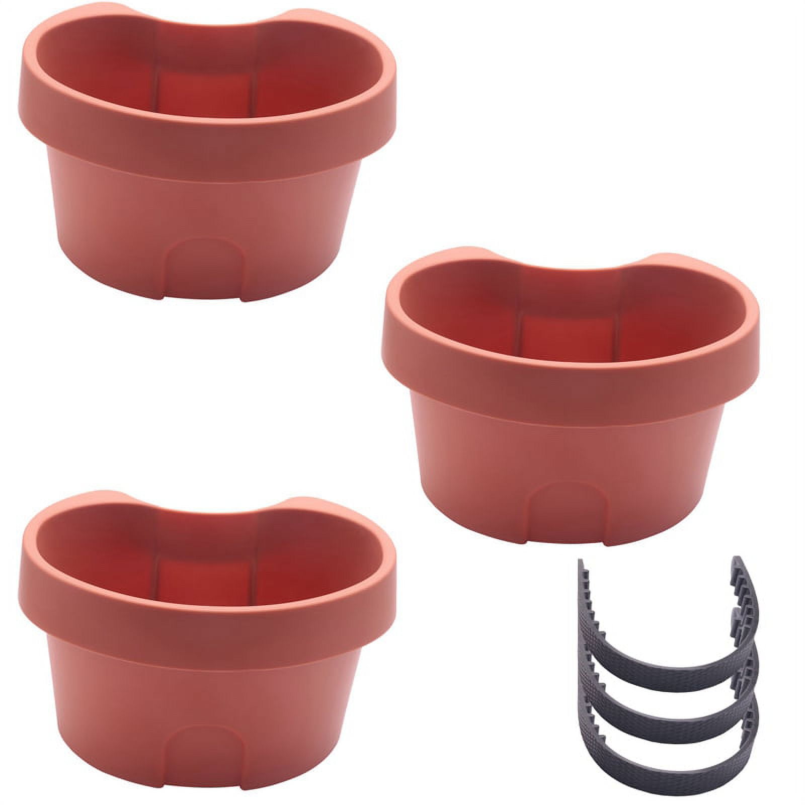3 Pc/Lot Gutter Downspout Garden Flower Pot Drain Pipe Pots Tubs ...