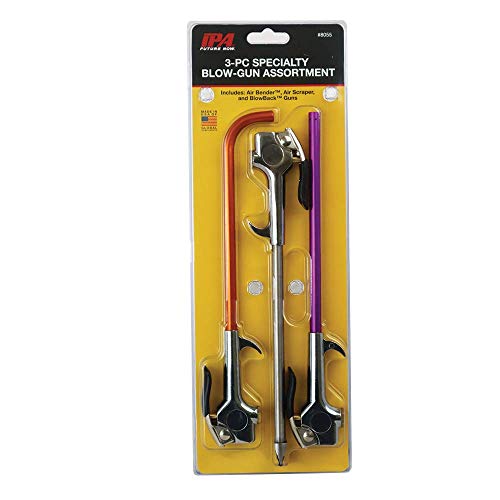 3-Pc Specialty Blow-Gun Set with Scraper, 90 Degree Angle and Blind ...