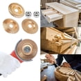 3 Pcs 100mm Angle Grinder Polishing Pad with 2 Threaded Connections ...