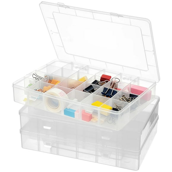 Plastic Storage Dividers for Home Organization in Clear Plastic