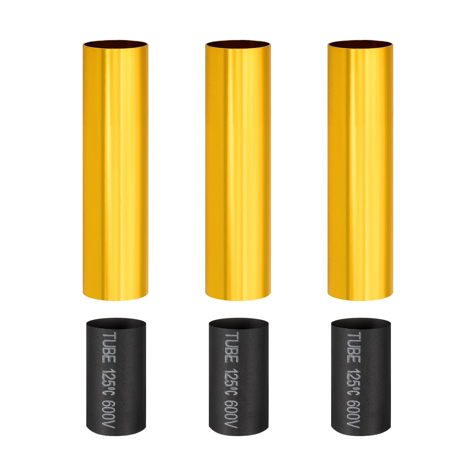 3 Pcs 3.5" Tall Candle Covers Sleeves, 3 Pcs Metal E12 Chandelier ...