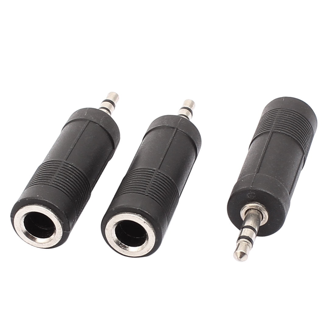 3 Pcs 3.5mm Male to 6.35mm Female Jack Dual Channel Audio Adapter ...