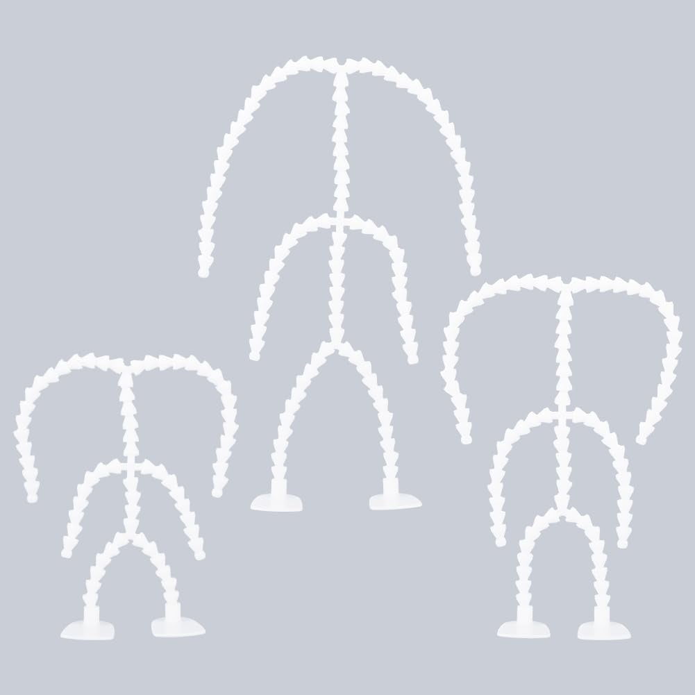 3 Pcs 3 Sizes Plastic Skeleton Joint Plastic Items Frame Flexible ...