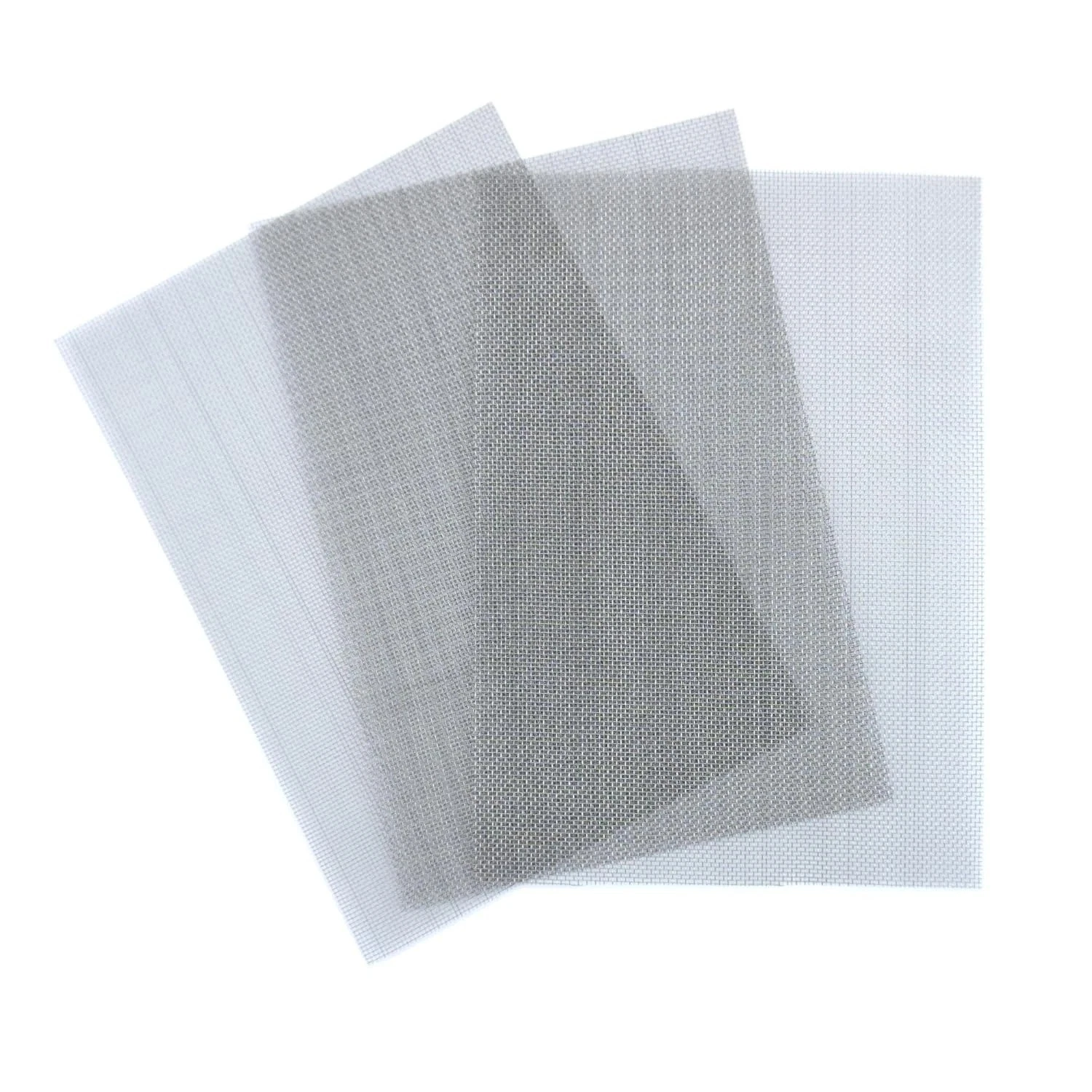 3 Pcs 304 Stainless Steel Woven Wire Mesh Sheets 20 Mesh Flexible Fine ...