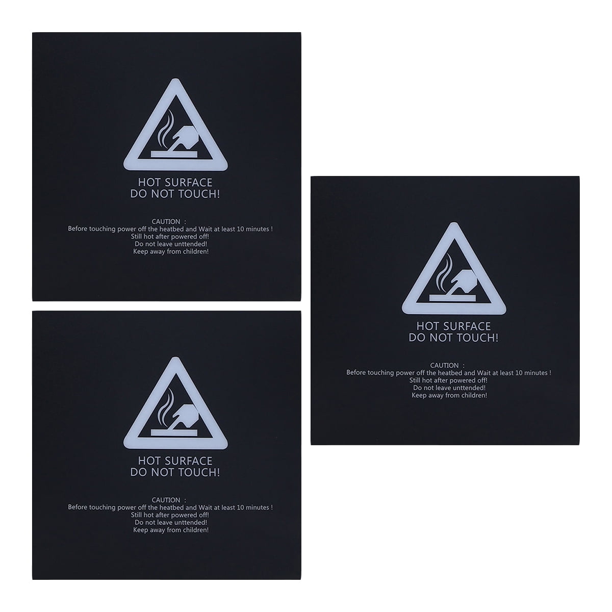 3 Pcs 3d Printer Printer Plate for Heatbed Printing Build Surface ...