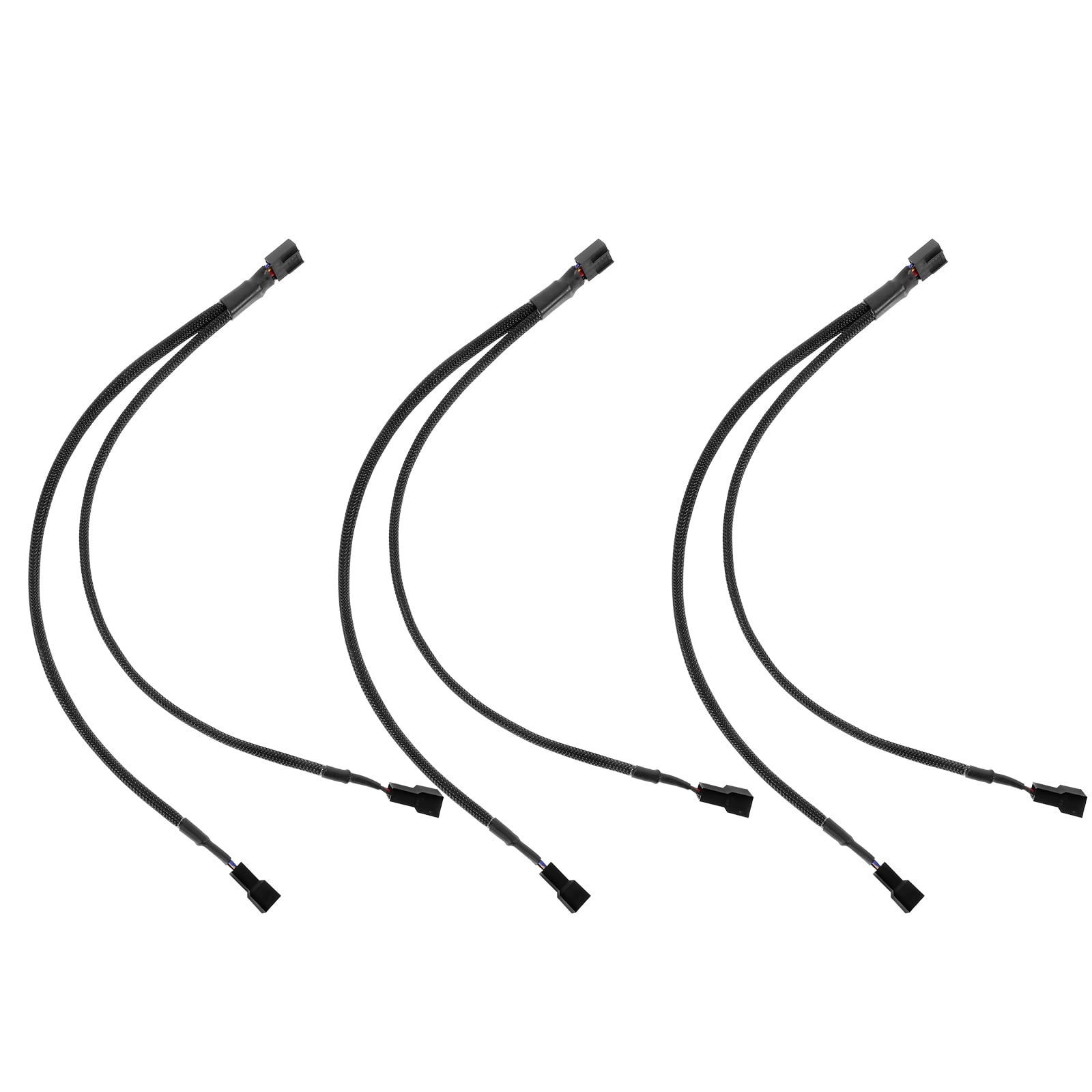 3 Pcs 3pcs4pin One-to-two Computer Motherboard CPU Adapter Cable ...