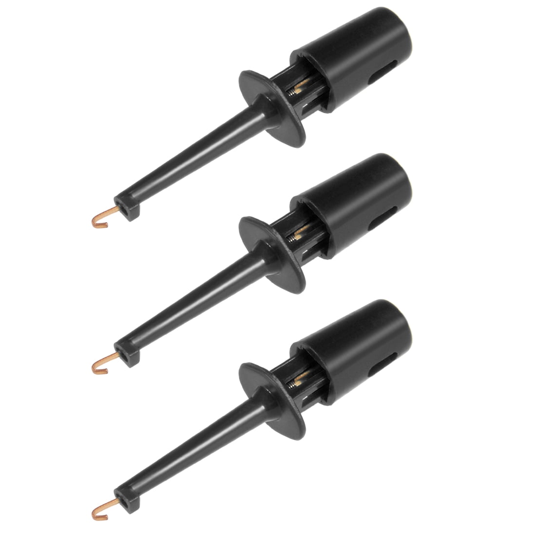 3 Pcs 42mm Length Test Hook Clip Solderable for Multimeters PCB Tester ...