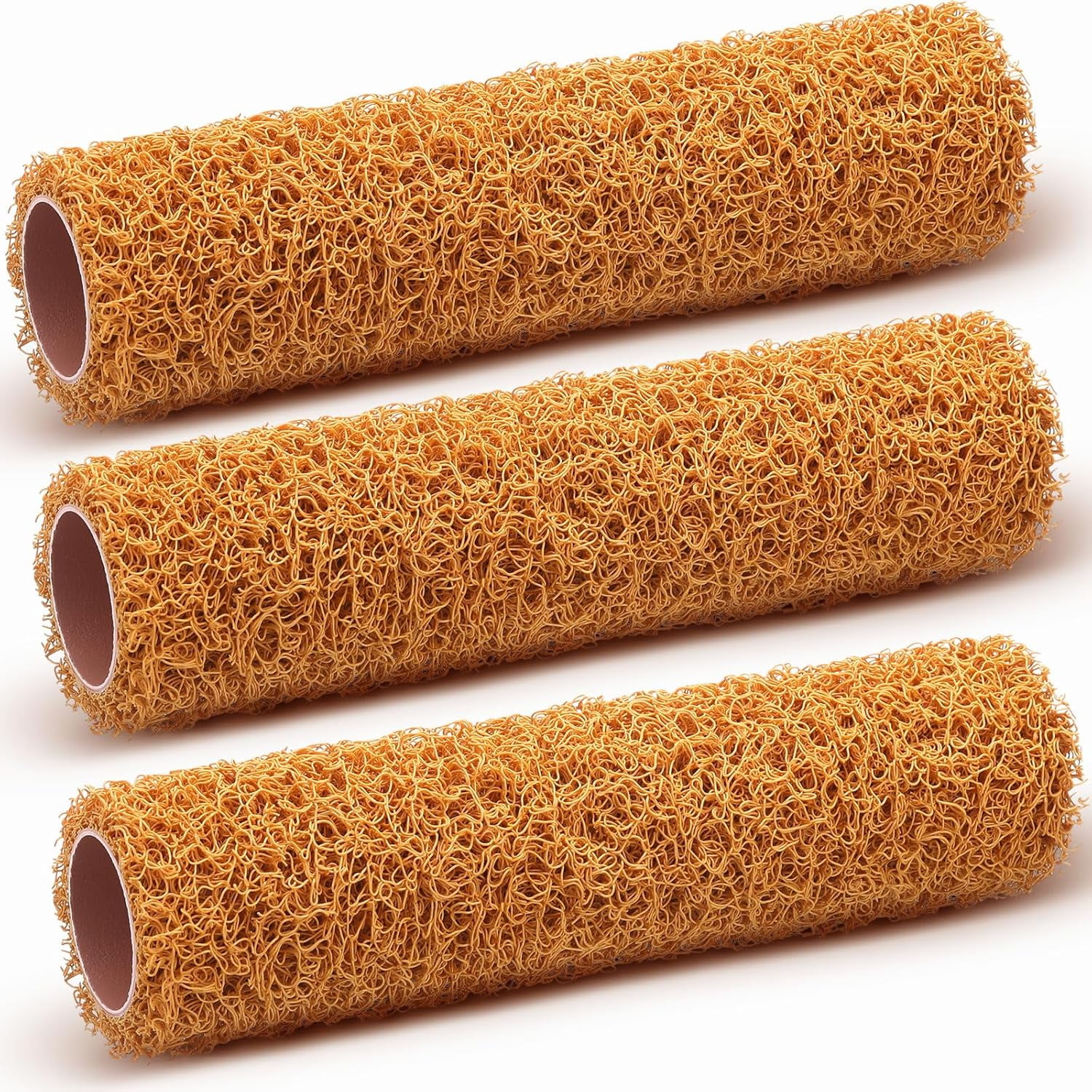 3 Pcs 9 Inch Textured Paint Roller Set Small Textured Roller Brown for ...