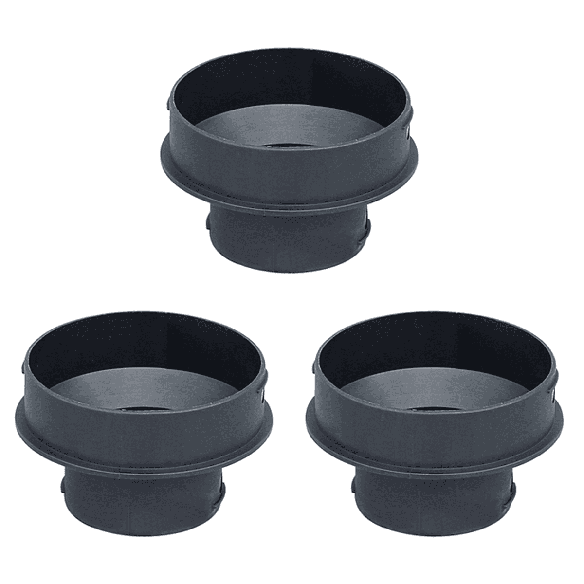 3 Pcs 90mm to 60mm Parking Ducting Reducer Connector Air Heater Duct ...