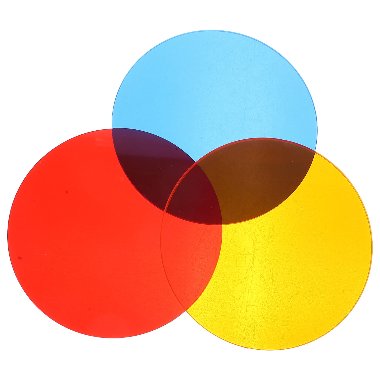 3 Pcs Acrylic Base Models Dolls Bases Cup Coaster Round Miniature Bases ...