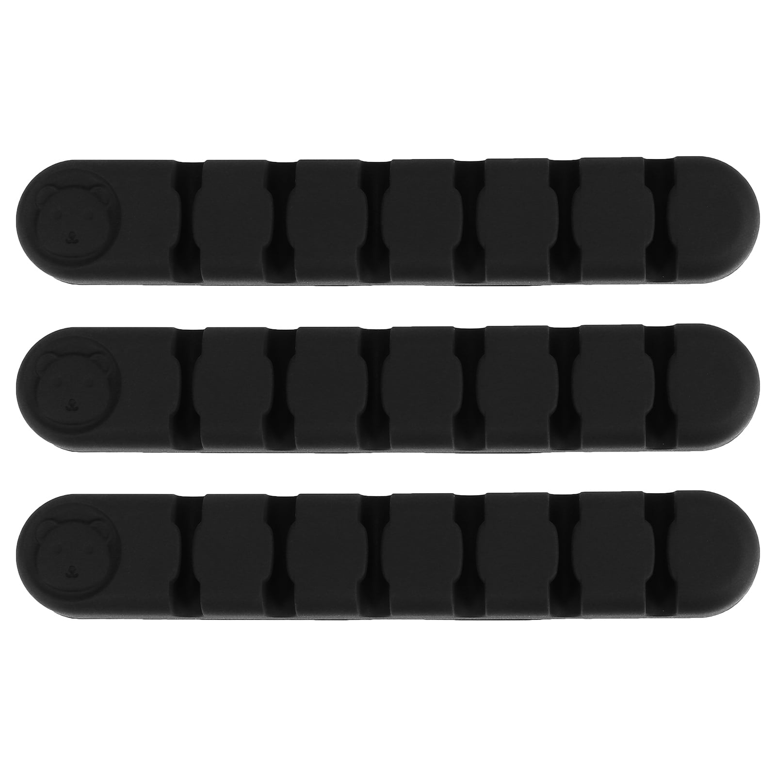 3 Pcs Adorable Silicone Cable Clips Wire Wrappers Fixing Accessories ...