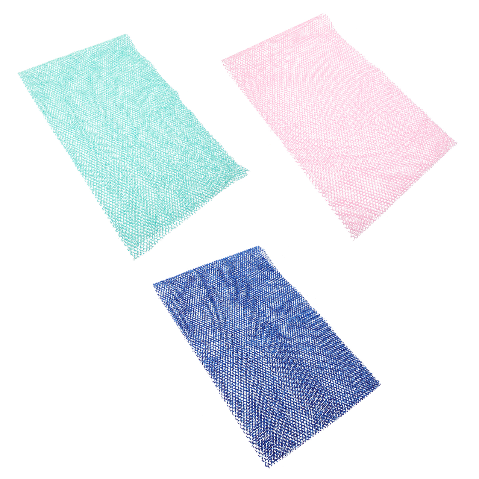 3 Pcs African Net Bath Bar Back Scrubber for Women Cloth Body ...