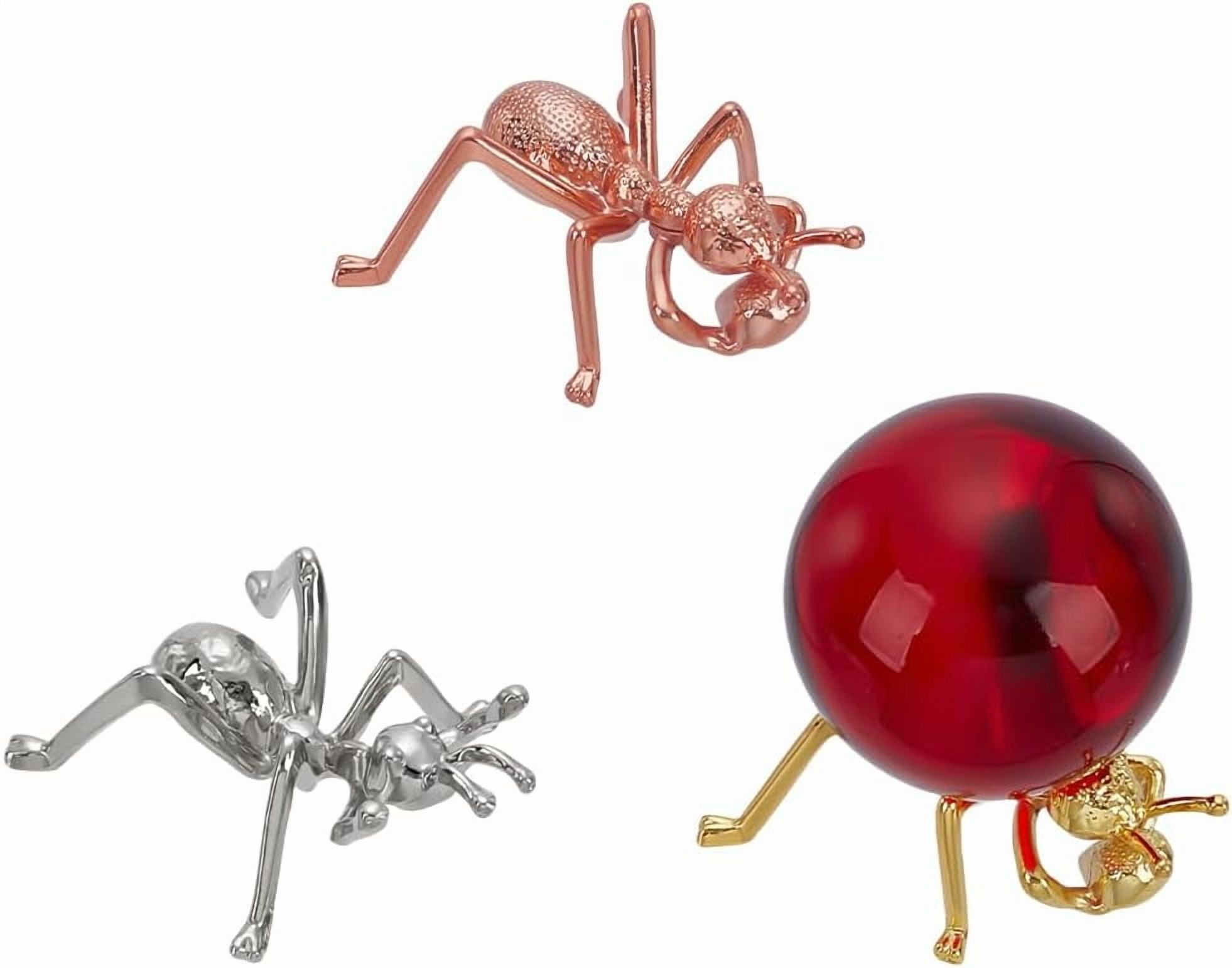 3 Pcs Ant Shape Ball Display Stands Platinum/Gold/ Rose Gold Small Size ...