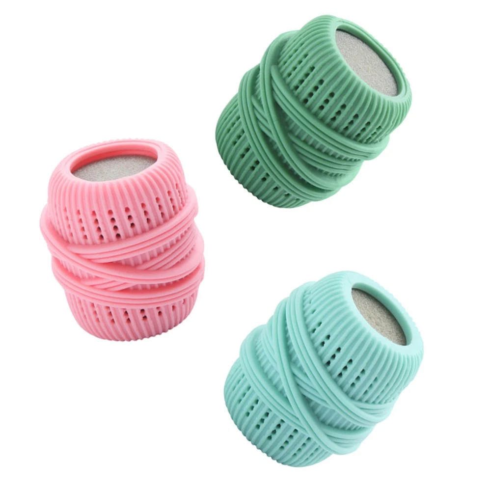 3 Pcs Anti-Tangle Laundry Balls Fabric Softener For Washer Washing ...