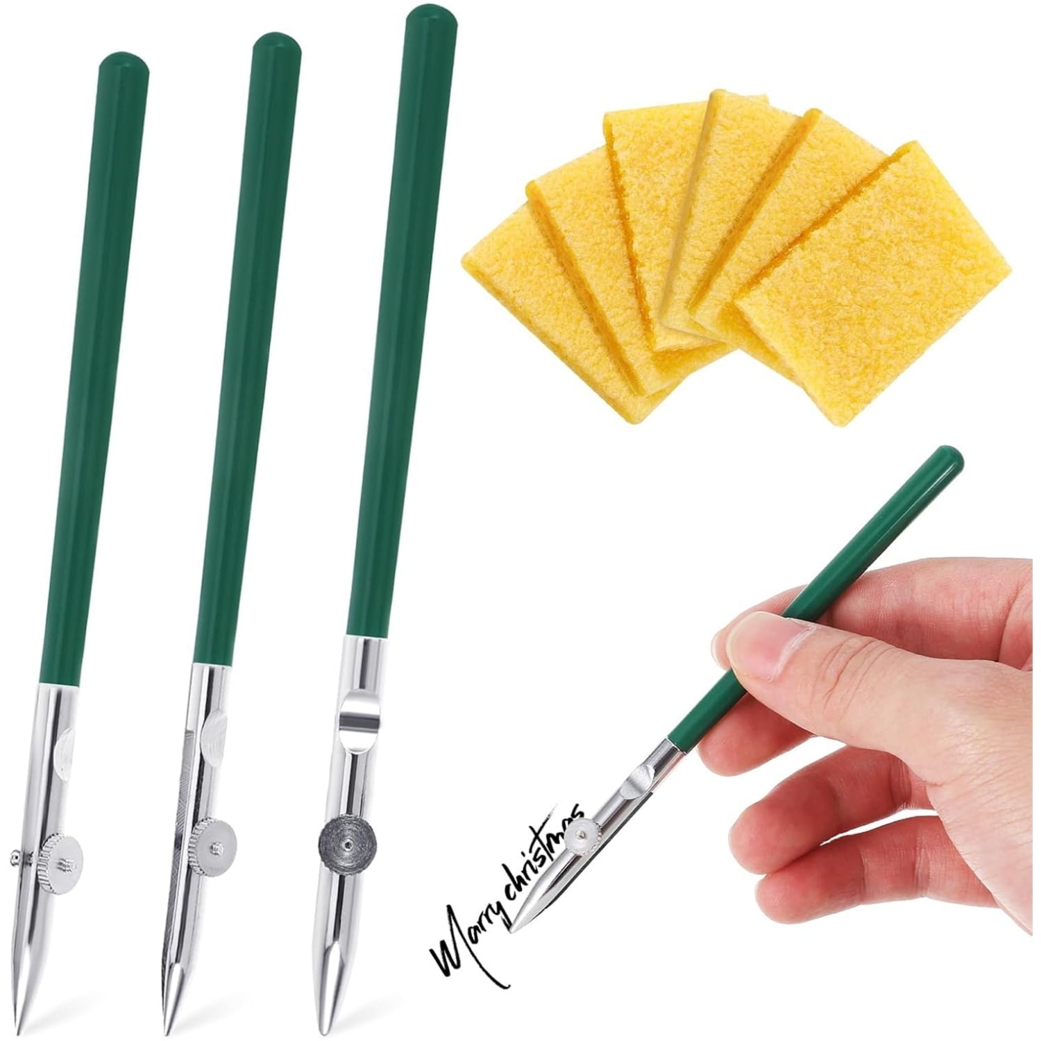 3 Pcs Art Ruling Pen with 6 Pieces Glue Residue Eraser Masking Fluid ...