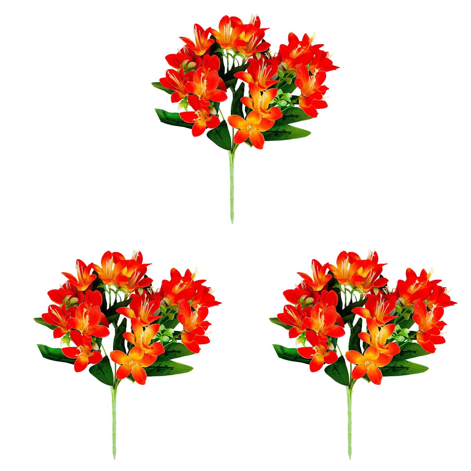 3 Pcs Artificial Bouquet for Home Decor, Spring Table Centerpiece ...
