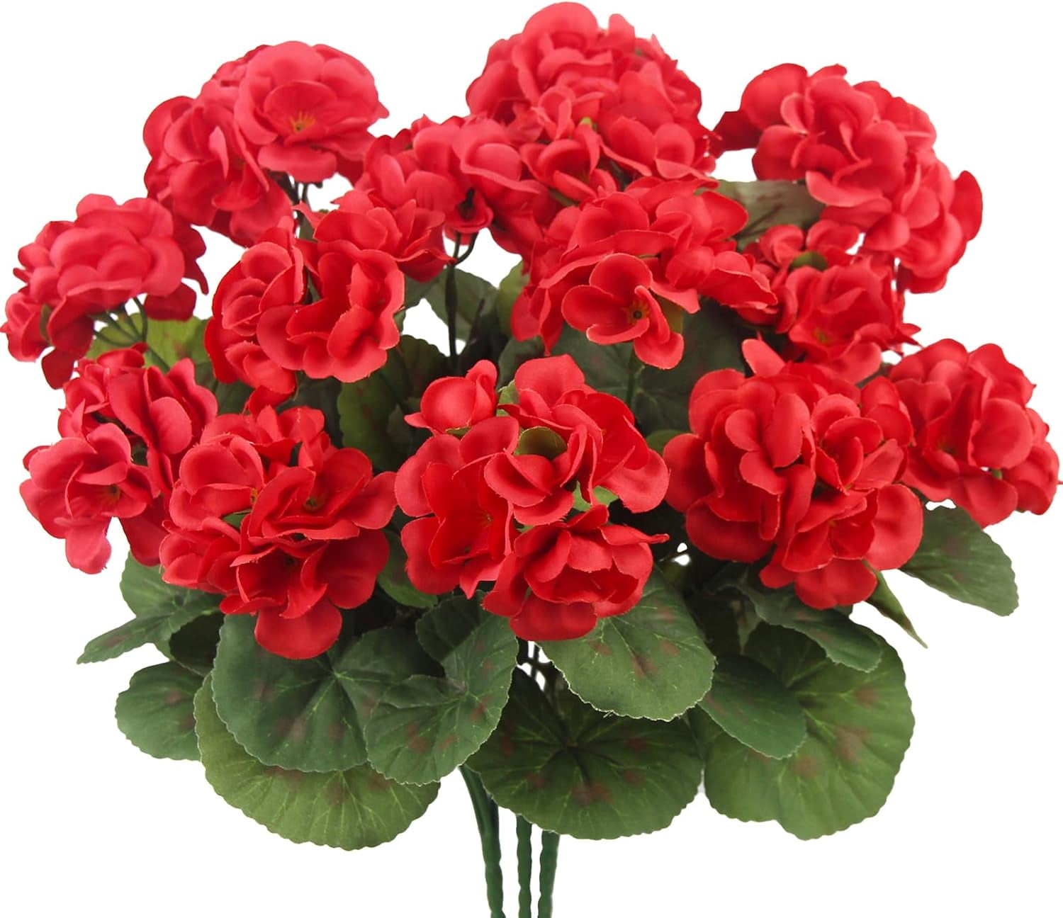 3 Pcs Artificial Geraniums Flowers Silk Geraniums for Outdoors UV ...