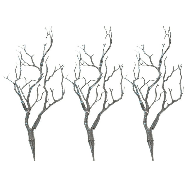 3 Pcs Artificial Tree Branch Plants Branches Fall Home Decor Faux ...