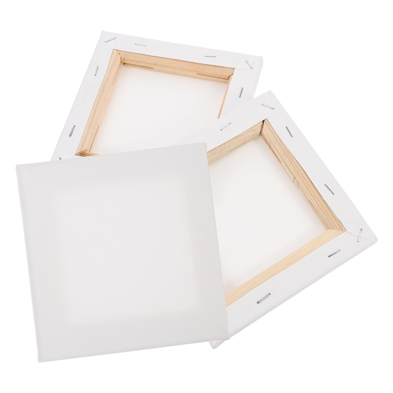 WHAMVOX Painting Canvas Panels White 3Set 6x6in - Walmart.com