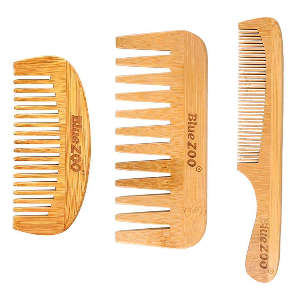 3 Pcs Bamboo Combs Portable Hair Combs Barber Shop Combs Household Hair ...