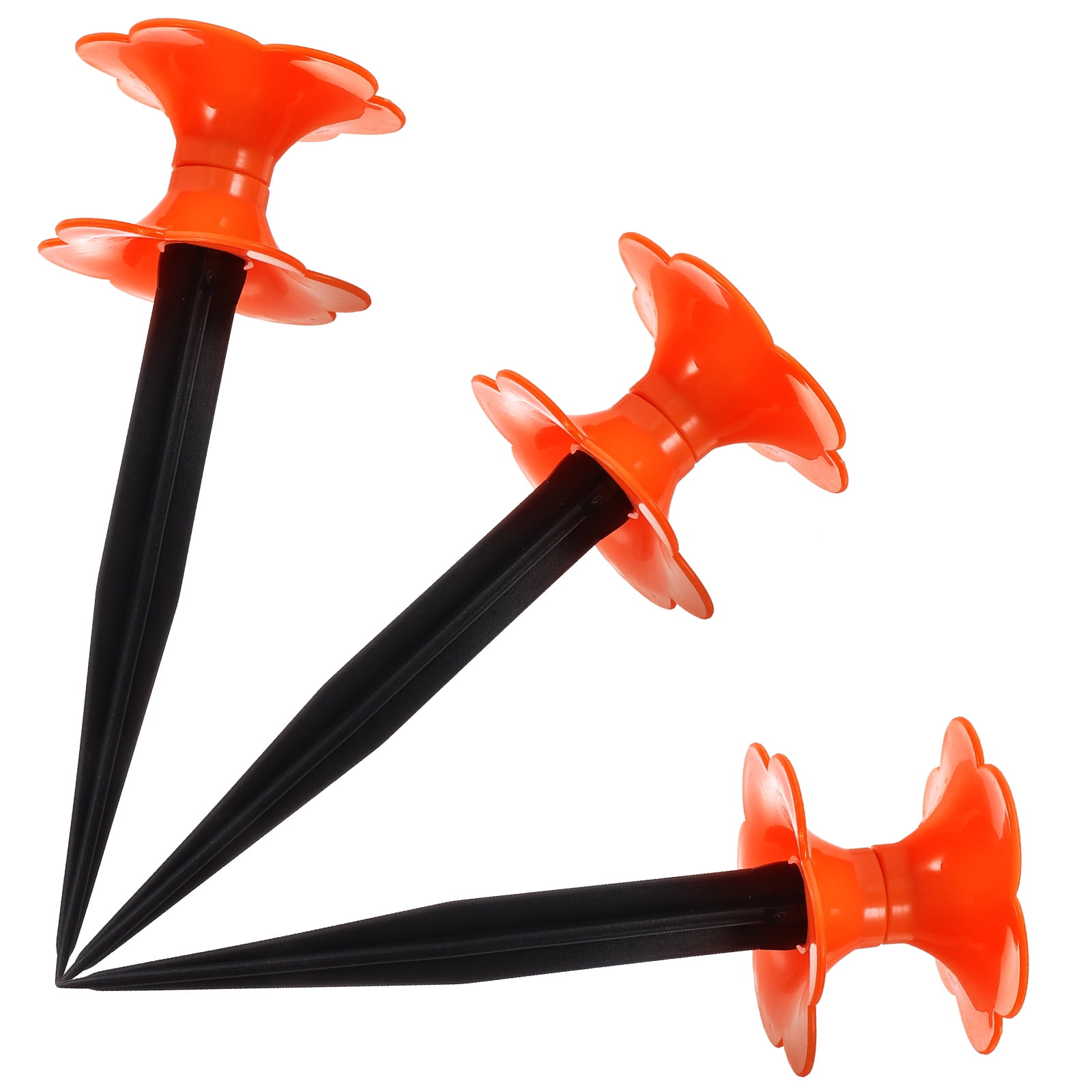 3 Pcs Barb Plant Stand Garden Lawn Winding Wheel Watering Hose Guide ...