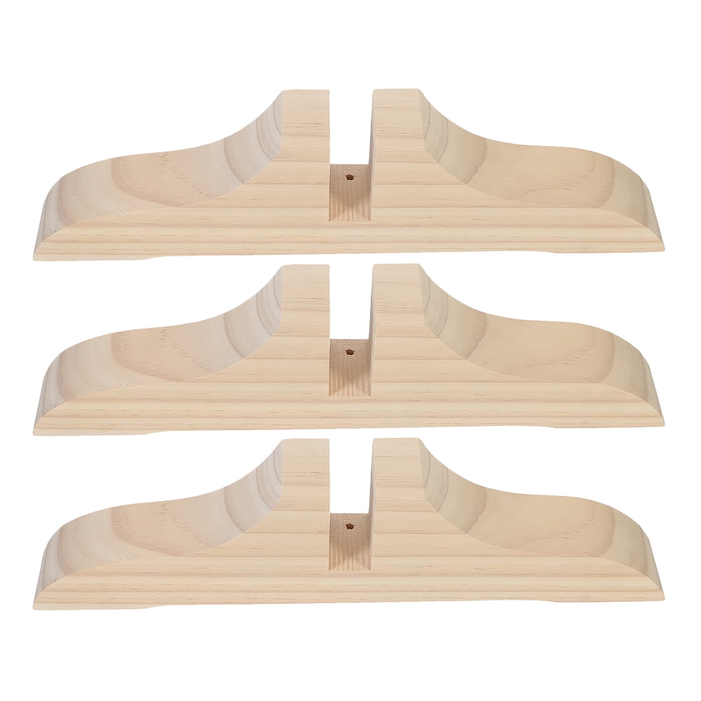 3pcs Room Divider Stand Privacy Screen Bracket Wooden Screen Partition ...