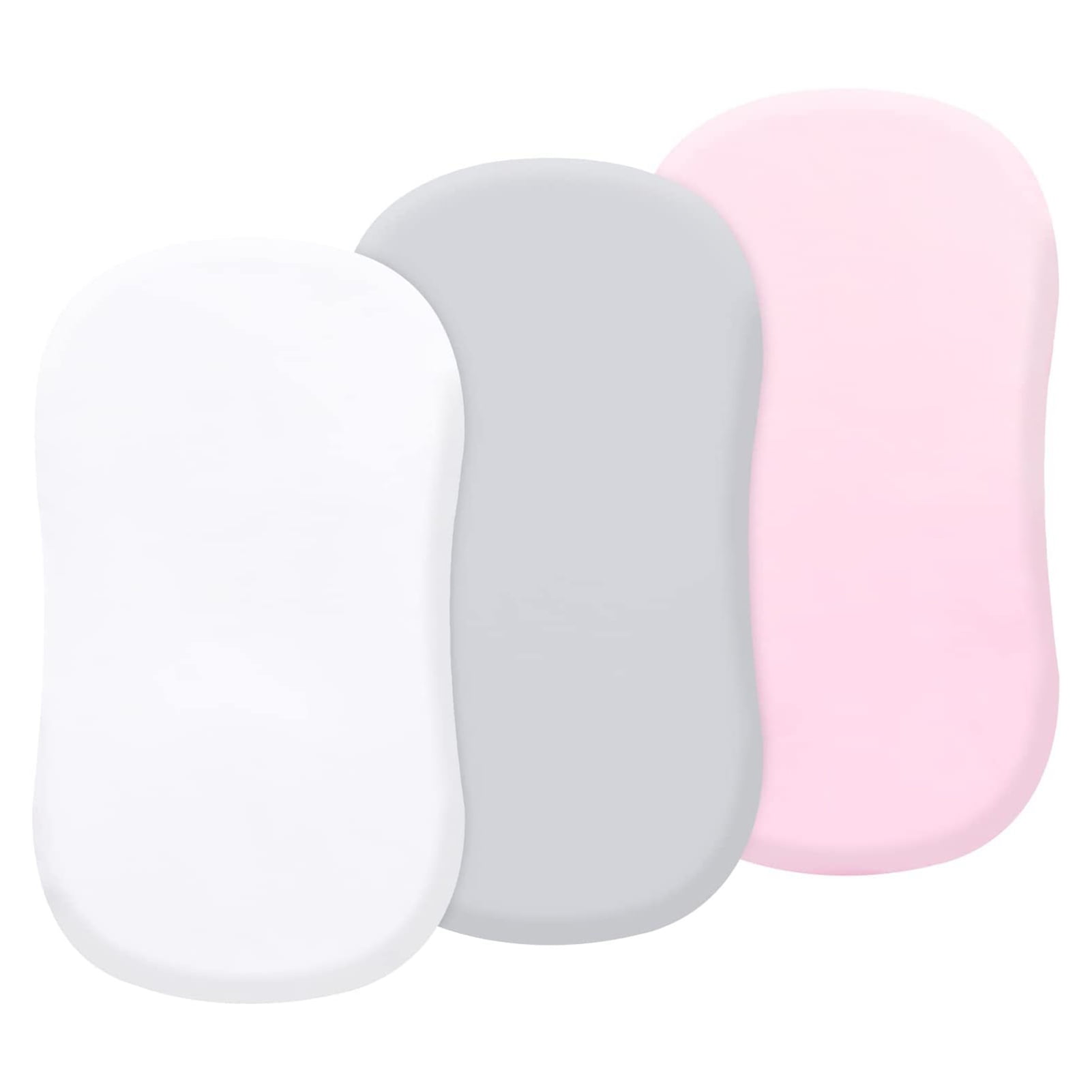 3 Pcs Bassinet Sheets Soft Microfiber Exceptional Comfort Bassinet ...