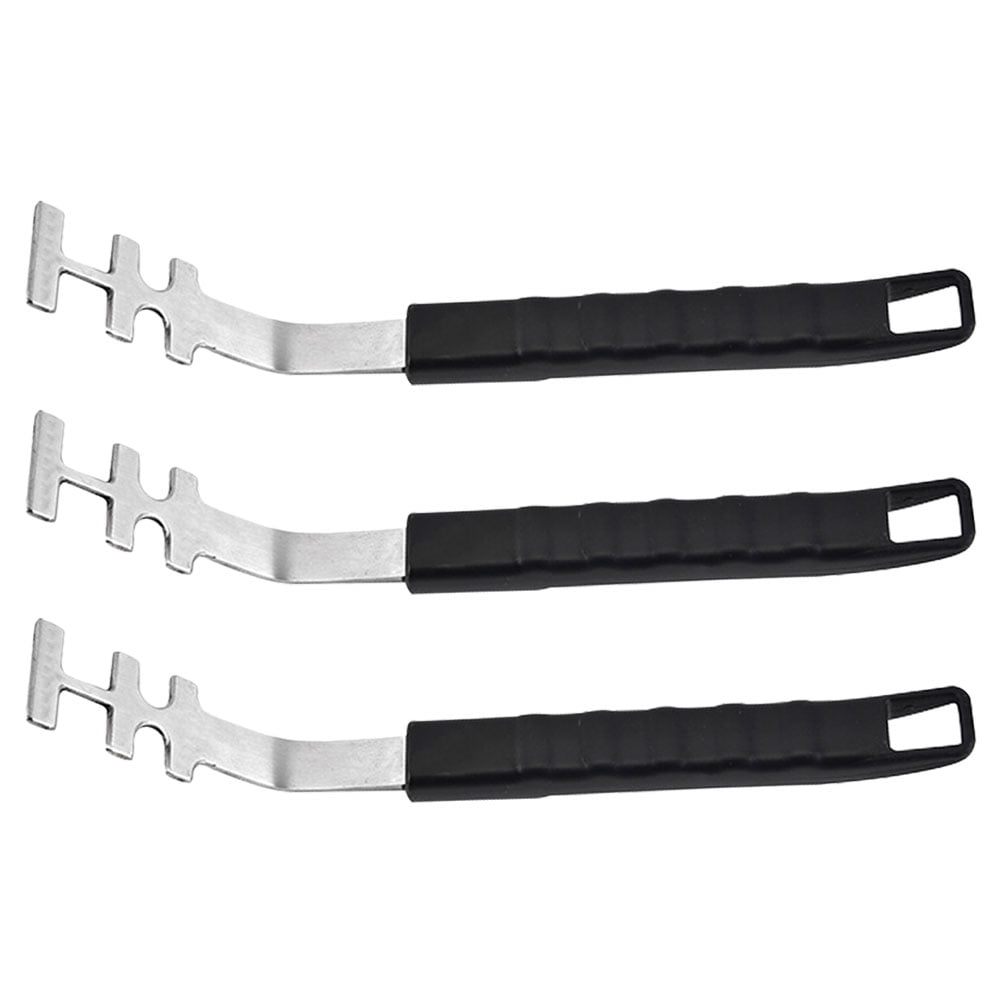 3 Pcs Bbq Pit Charcoal Grill Lifting Barbecue Utensils Fixture ...