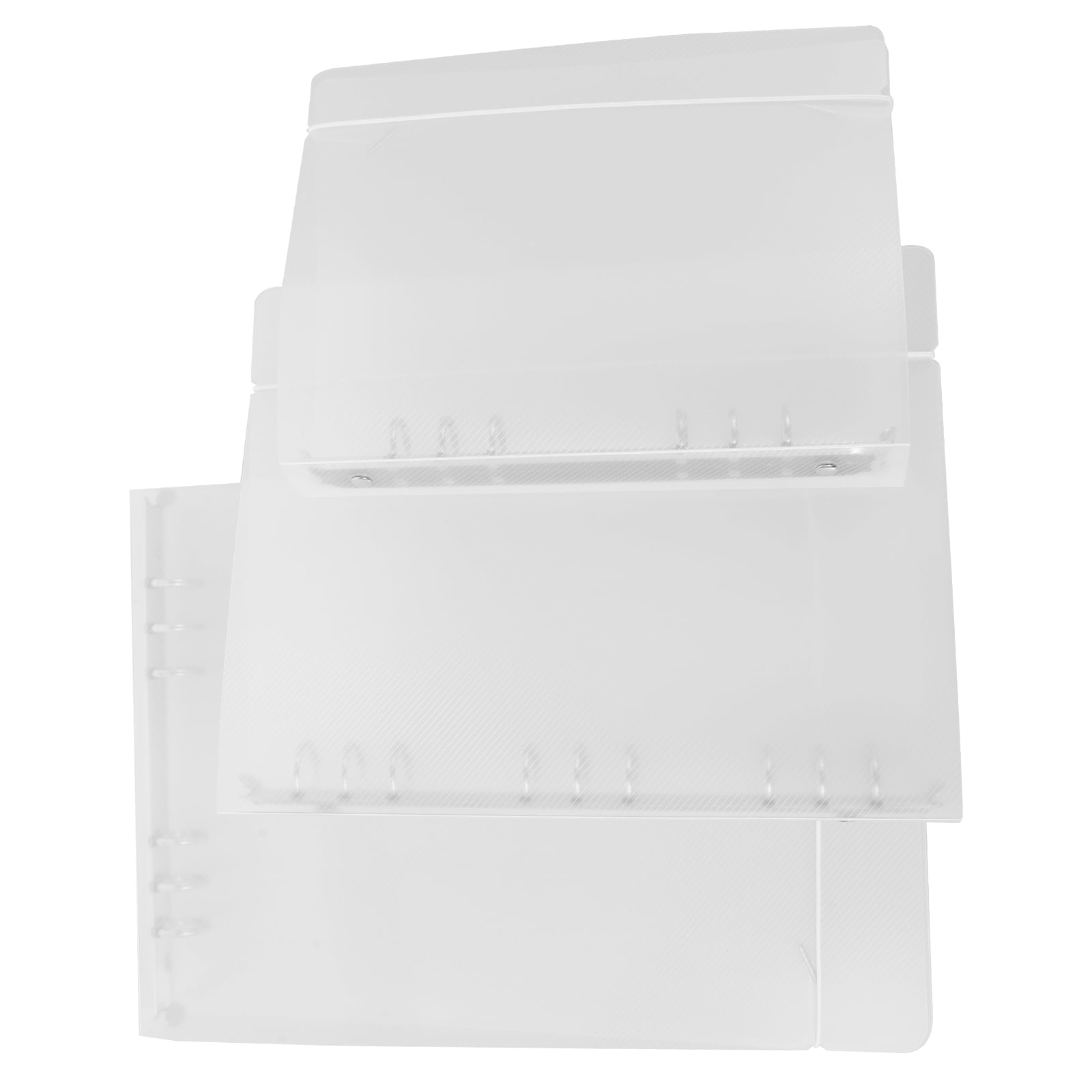 3 Pcs Binder The Notebook Important Paper Organizer A5 6 Ring Binders ...