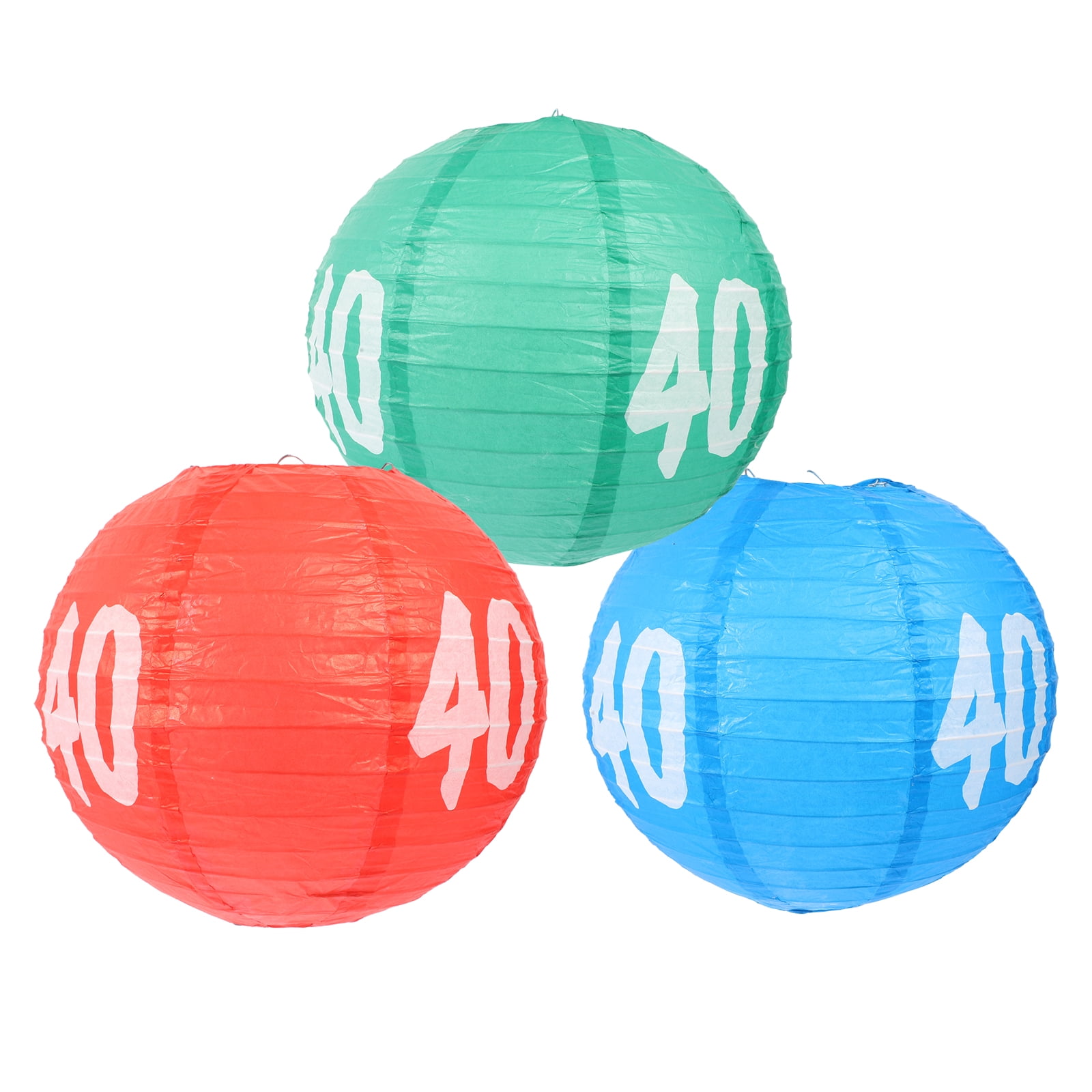 3 Pcs Birthday Hanging Decorations Paper Lantern Man Child - Walmart.com