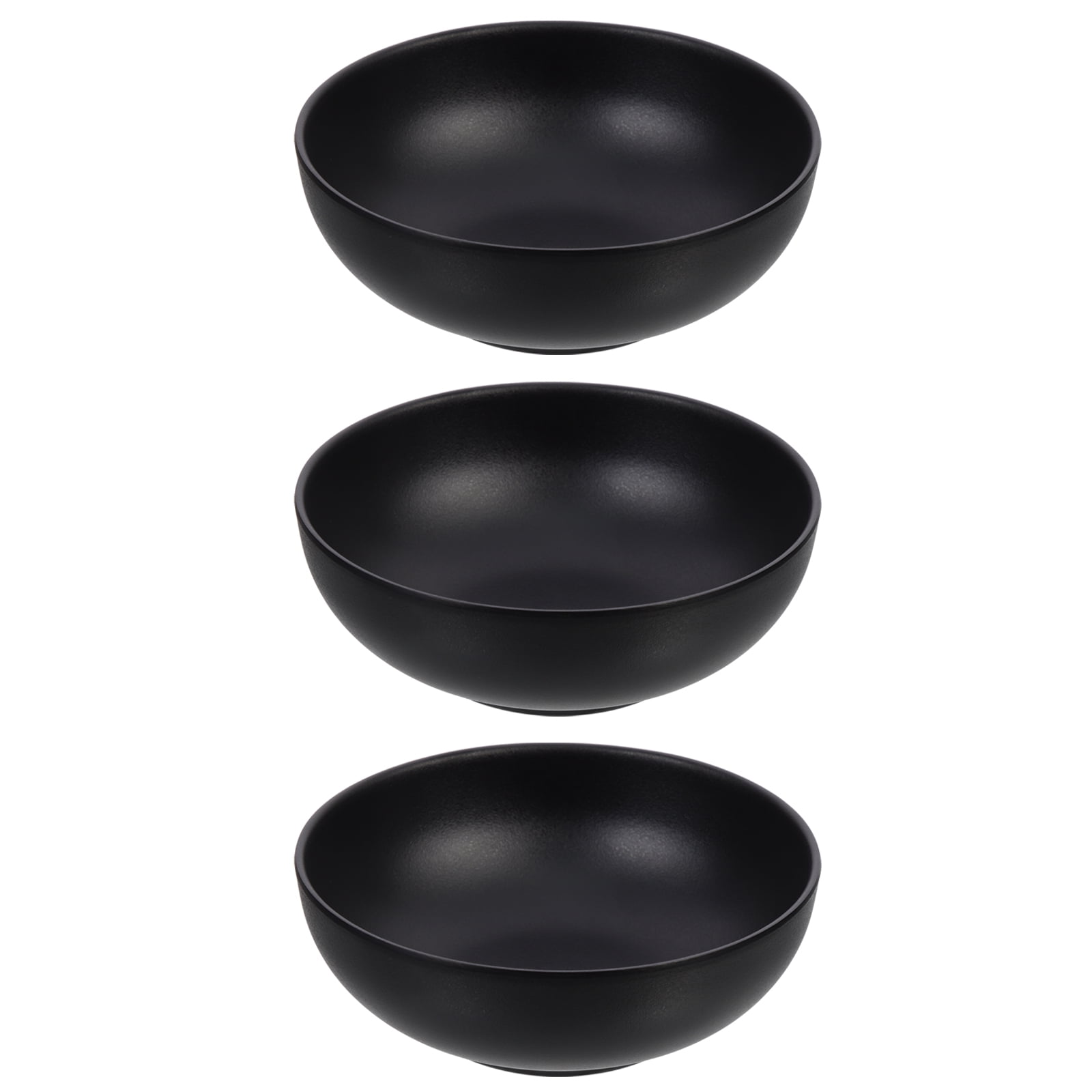 3 Pcs Black Frosted Small Bowl Appetizers Restaurant Sauce Bowls ...