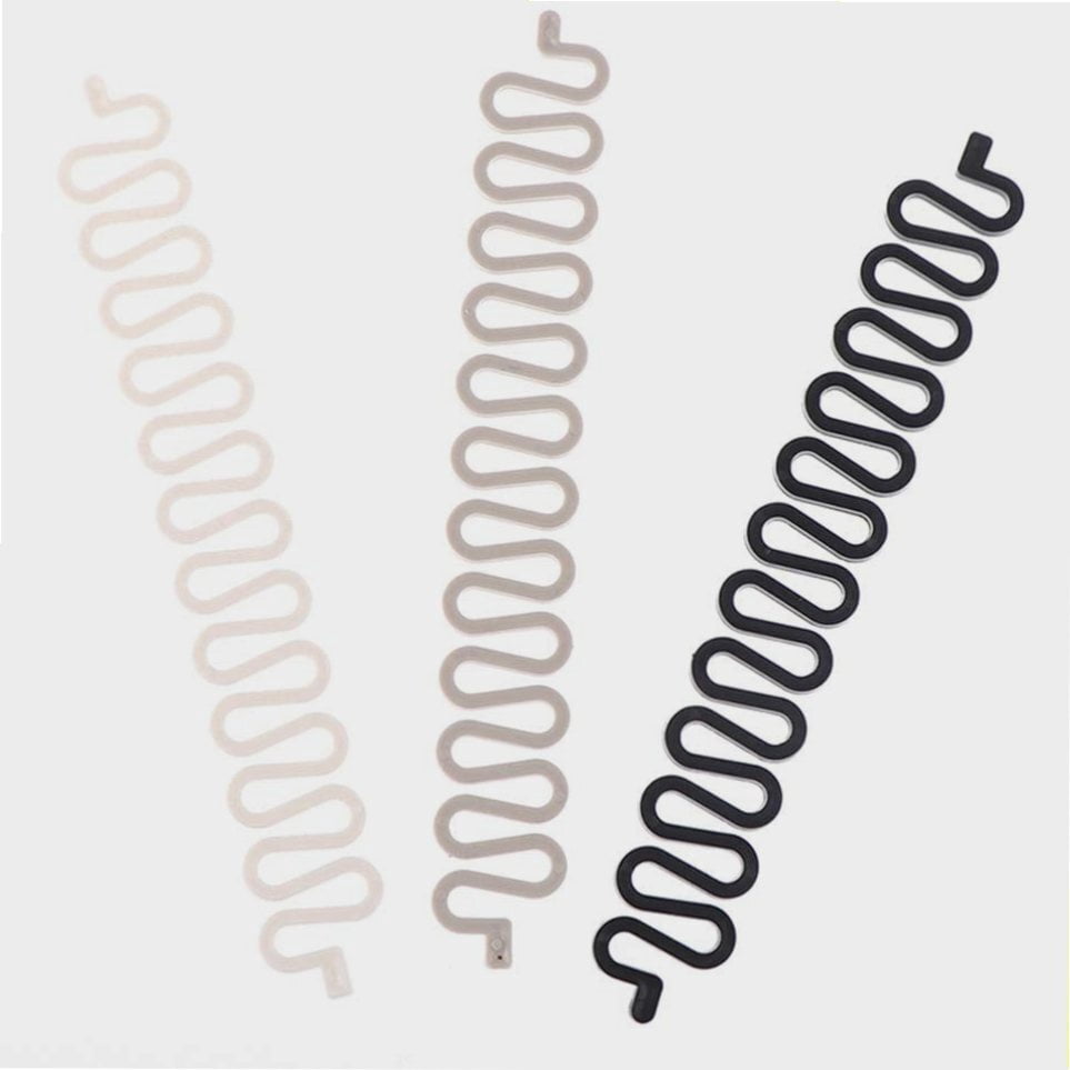 3 Pcs (Black, Gray, White) Female Hair Styling Braid Fish Bone Braid ...
