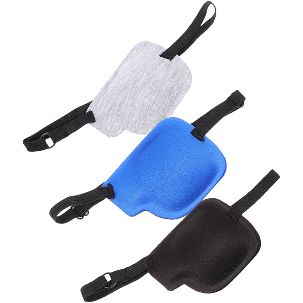 3 Pcs Blindfolds for Kids Cross Eye Patch 3d Eye Patch Outdoor Eye ...