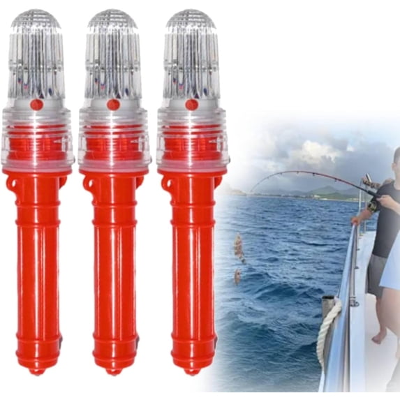 3 Pcs Boat Flares, Electronic Boat Flares Coast Guard Approved Marine ...