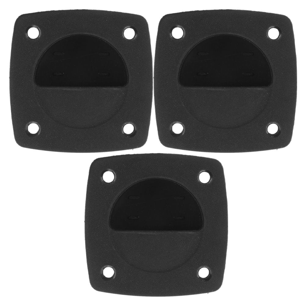 CIMAXIC 3Pcs Modern Design Sleek Black Plastic Boat Hatch Flush Pull ...