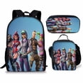 3-Pcs Bookbag Set, 3D Action Shooter Game Pattern Backpack for Gamer ...