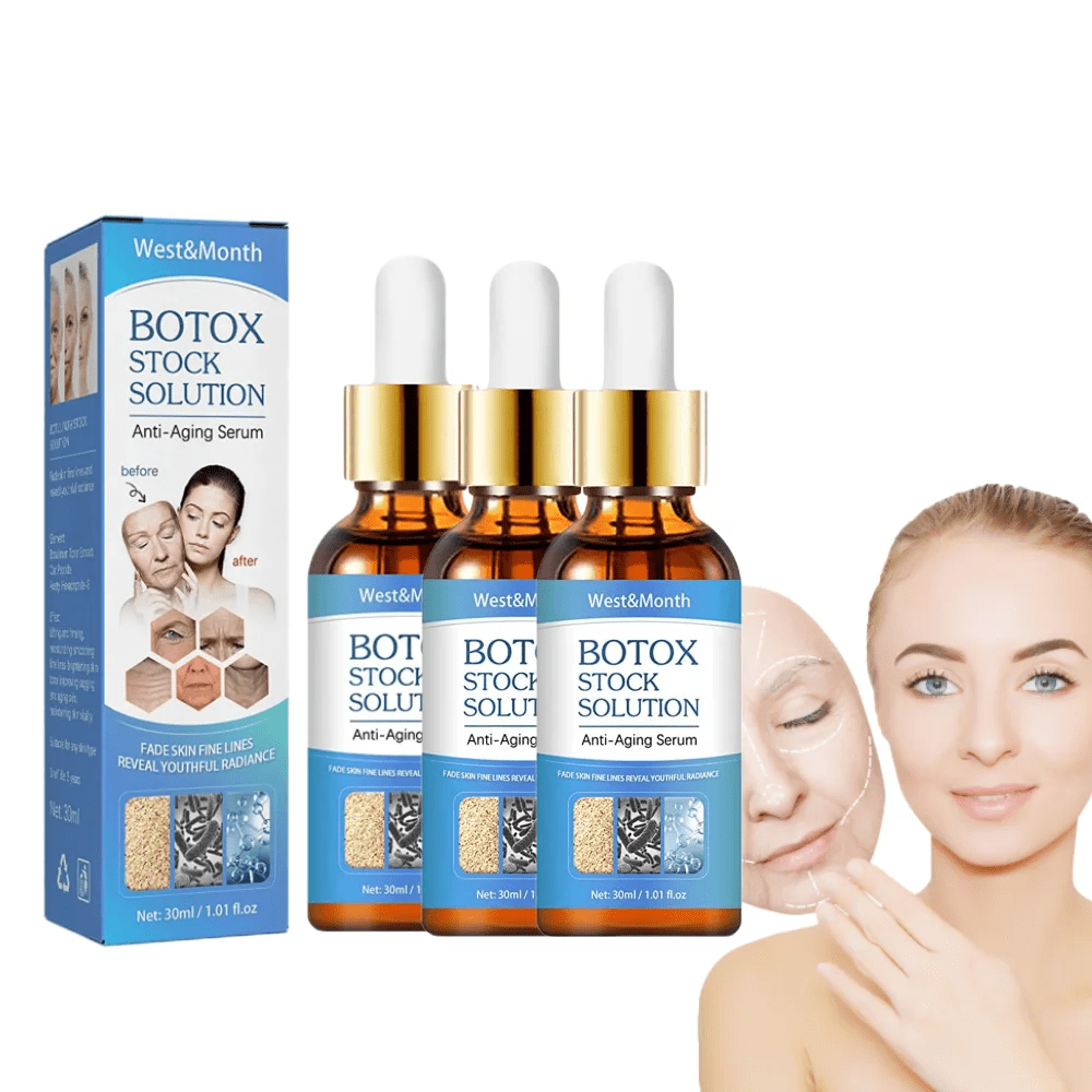 3 Pcs Botox Stock Solution Facial Serum, Botox Face Serum Botox in a ...