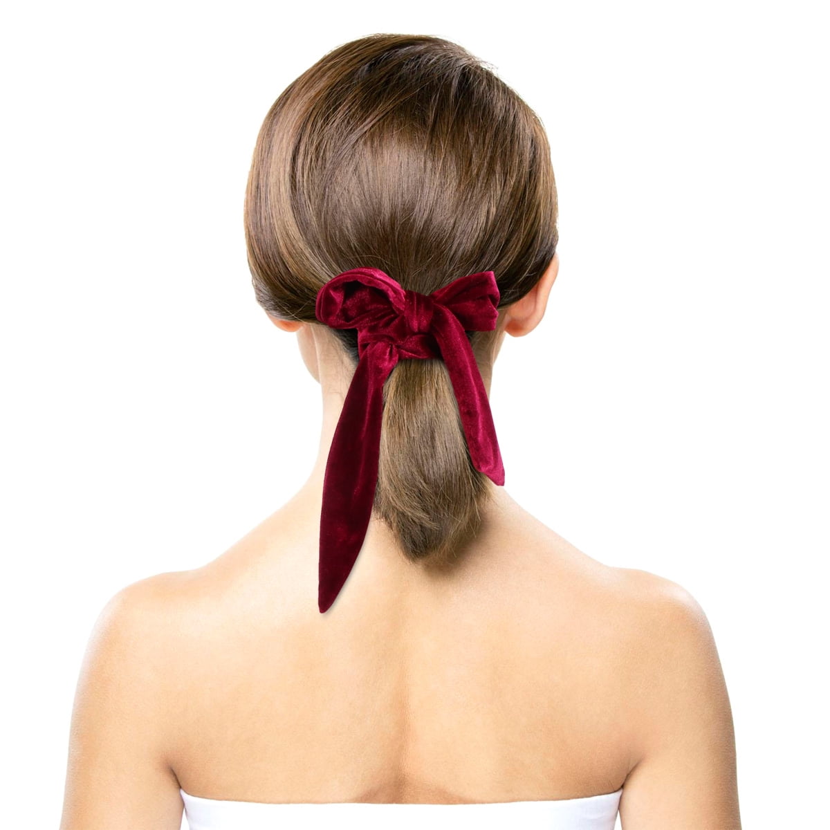3 Pcs Bow Tie Hair Rope Colorful Hair Accessories Ponytail Holders Bow ...