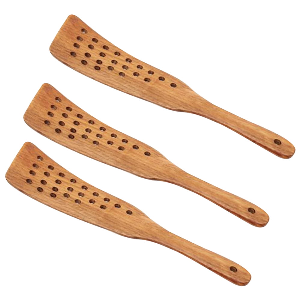 3 Pcs Buffets Cookware Wooden Spatula Spoon Kitchenware Spade Shovel ...