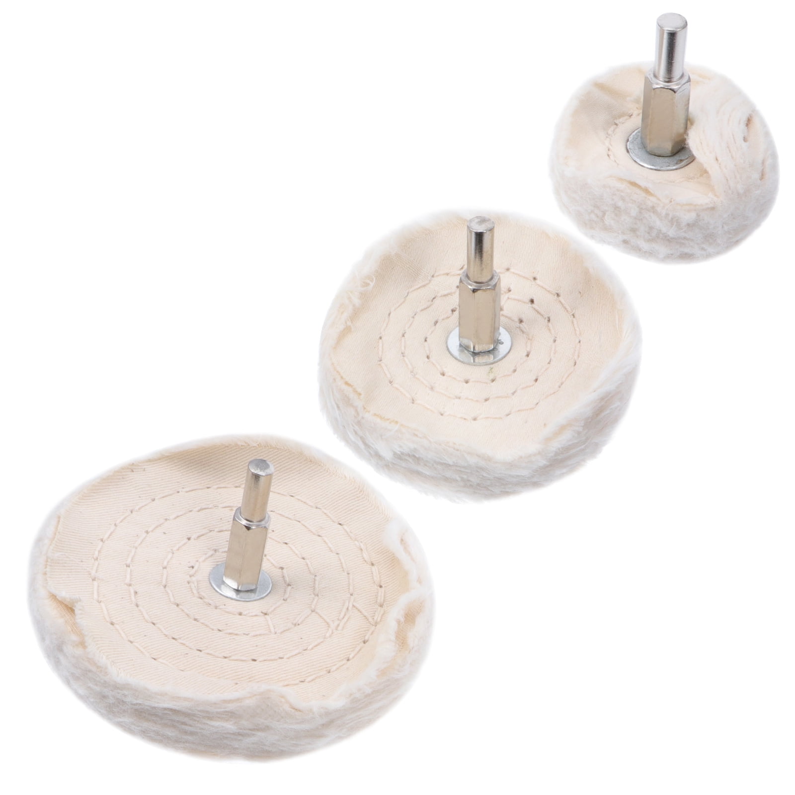 3pcs Polishing Wheel Set for Drill with Buffing Pads and Polisher Tools ...