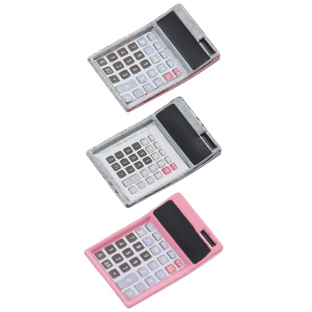 3 Pcs Calculator Dollhouse Furniture Small Tools Decorations - Walmart.com