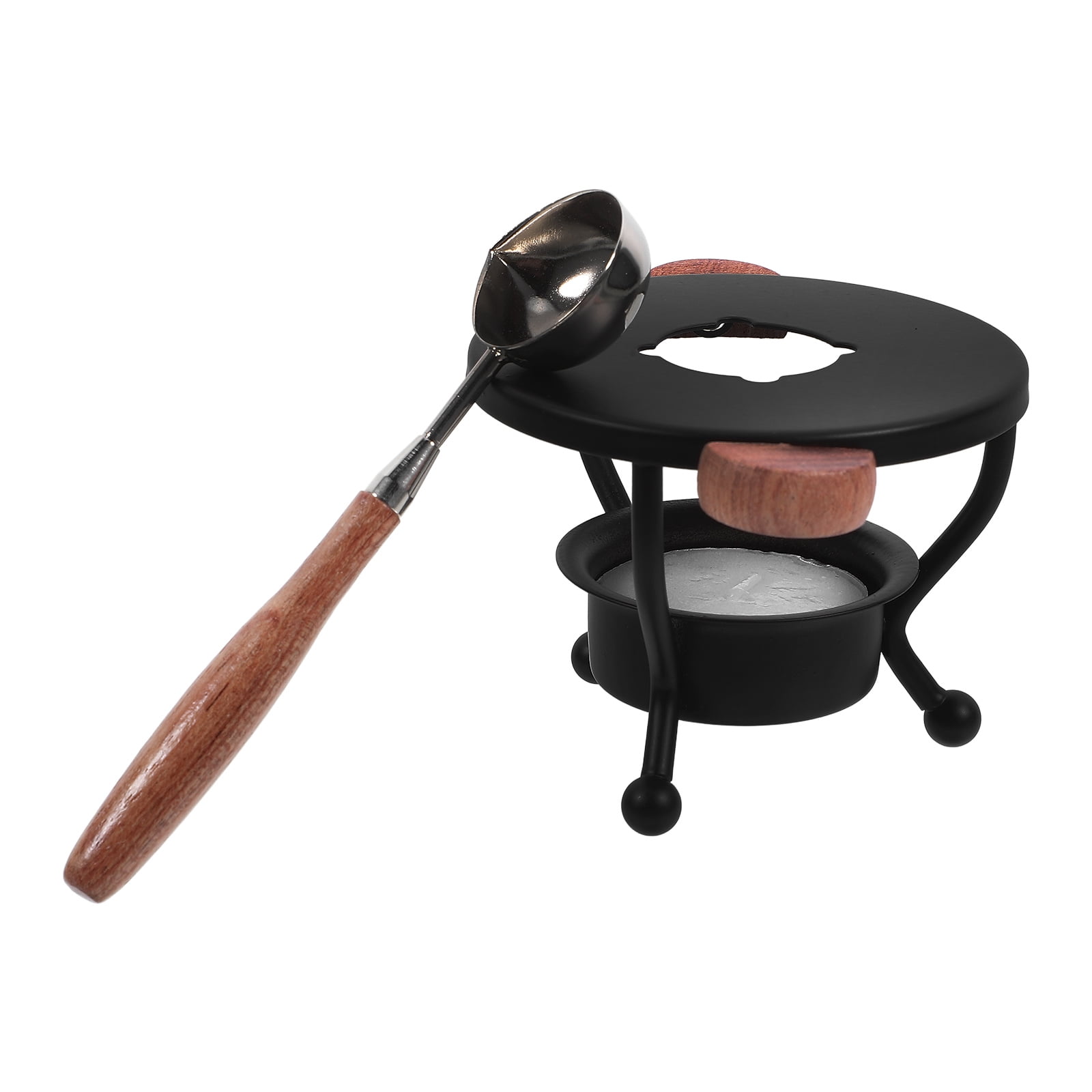 3 Pcs Candle Kit Hot Plate Wax Melter Melting Paint Stove Seal Tool ...