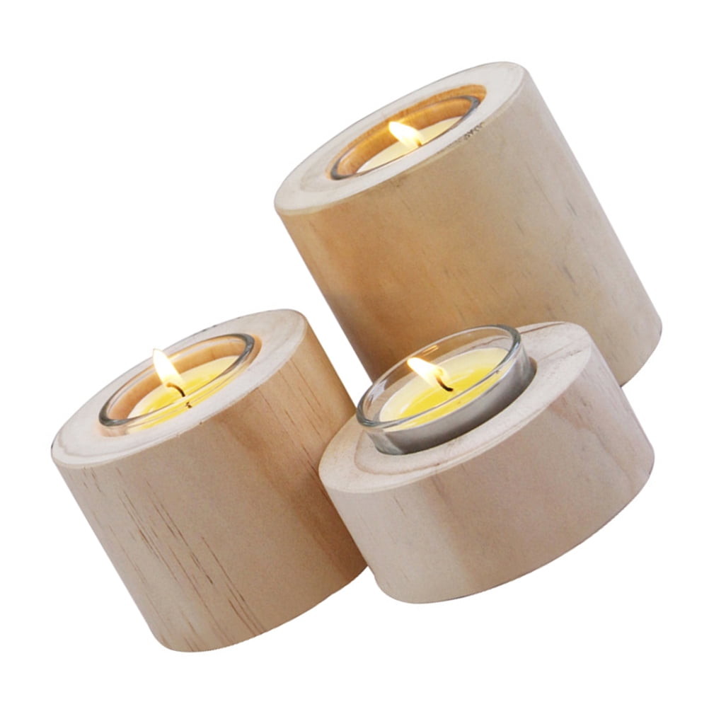 3 Pcs Candlestick Holder Dripping Wax Prevention Column - Walmart.com