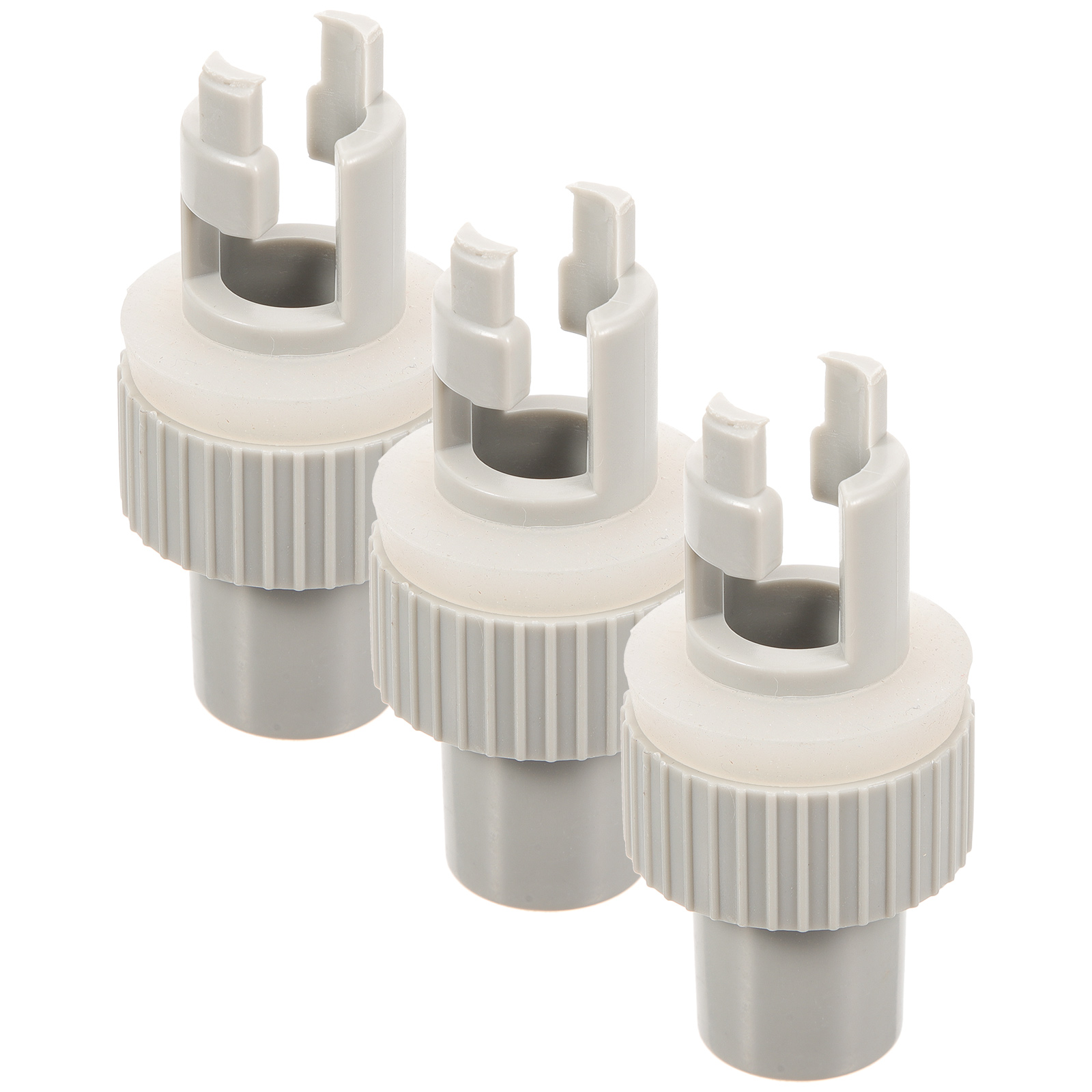 BESTOYARD 3Pcs Pump Adapter White PVC Plastic for Boat Air Valve ...