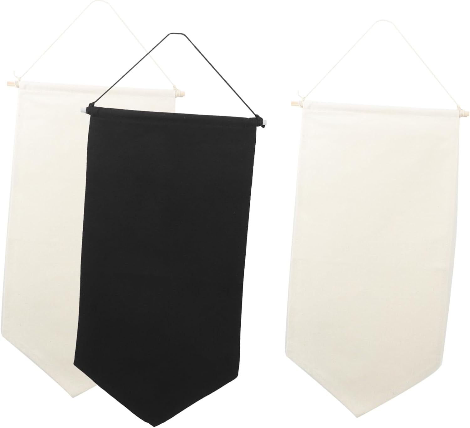 3 Pcs Canvas Brooches Organizers for Displaying Badges Wall Hanging ...