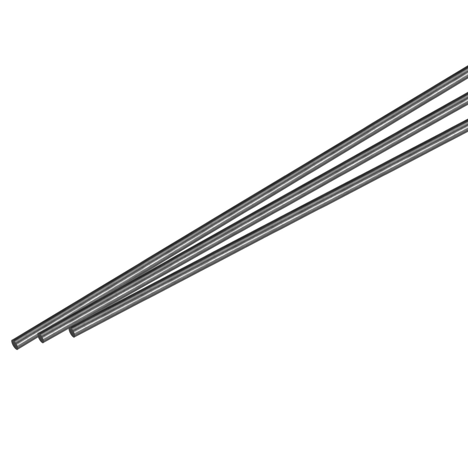 3 Pcs Carbon Fiber Rod 4mm x 500mm for RC Plane DIY Tool Wing Tube ...