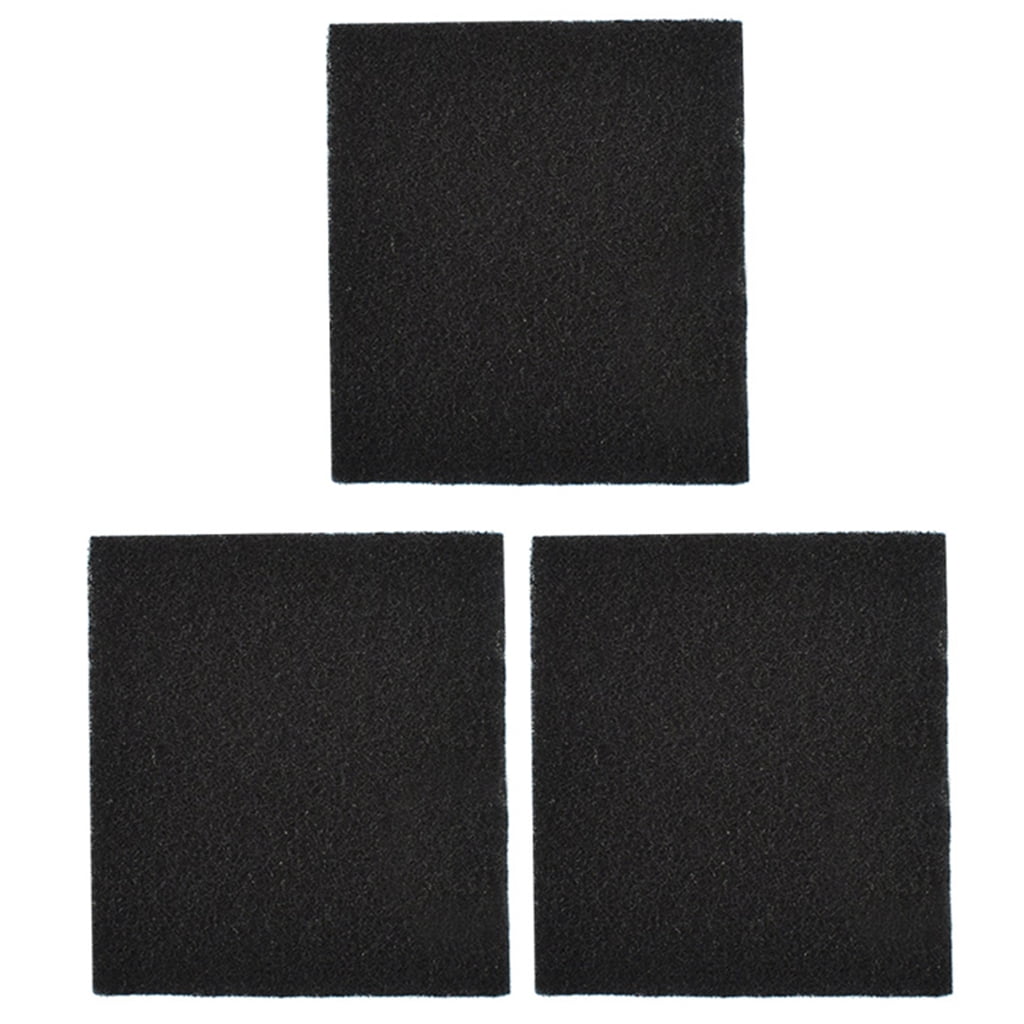 3 Pcs Carbon Sponge Carbon Infused Filter Pads Deodorization Compost ...