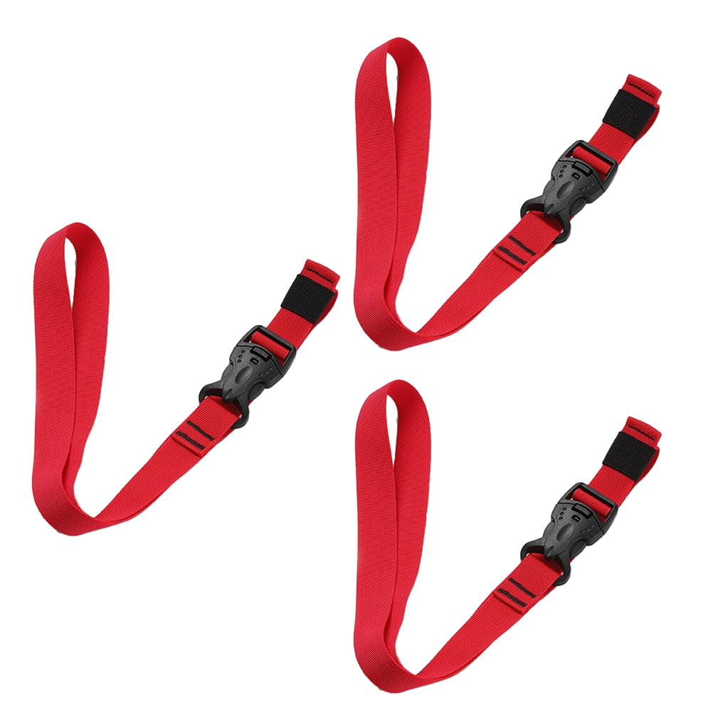 3 Pcs Cargo Fastening Belt Nylon Strap with Buckle Tie Heavy Plastic ...